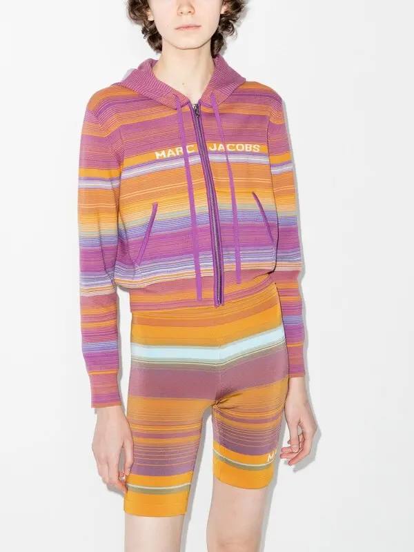 Marc Jacobs Cropped Zip Hoodie
