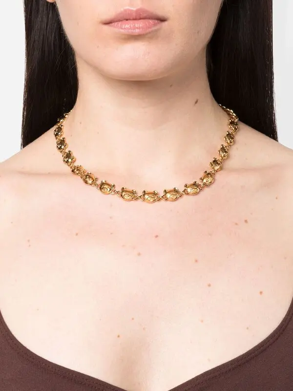 Moschino Teddy Bear Choker Necklace