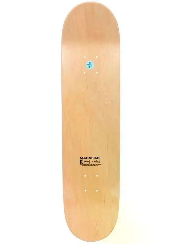 MAHARISHI Logo-print Detail Skateboard - Brown