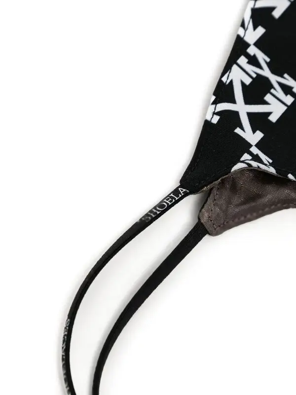 Off-White Arrows Monogram-print Face Mask