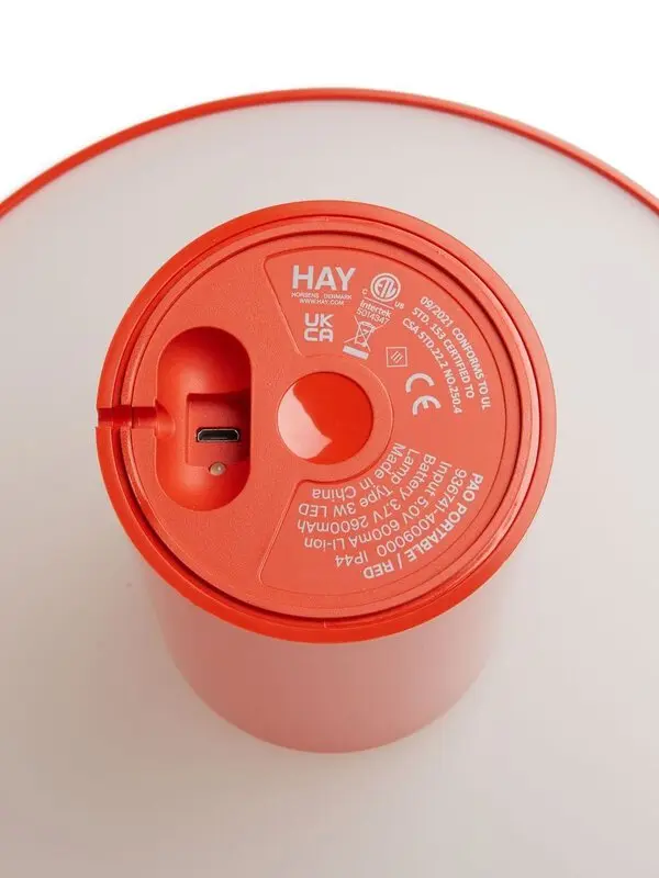 HAY Pao Portable Lamp - Red