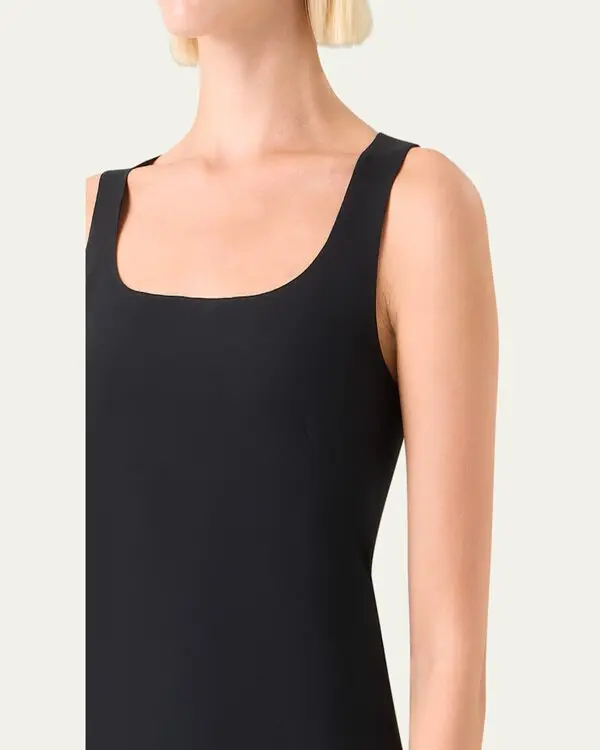 Akris Scoop-neck Sleeveless Tank Top