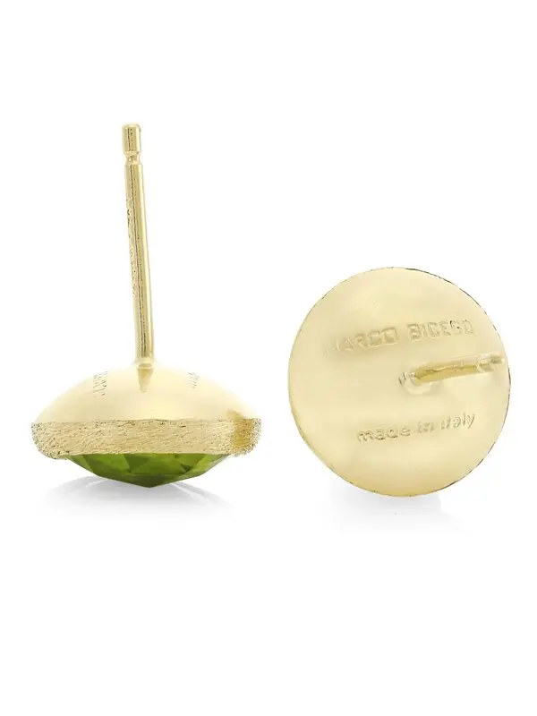 Marco Bicego Jaipur Color 18k Yellow Gold & Stud Earrings - Peridot