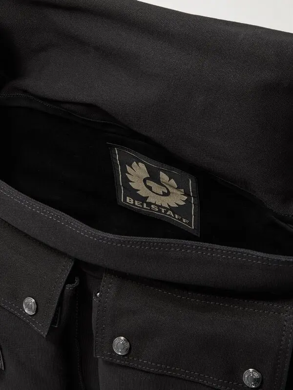 Belstaff Colonial Leather-trimmed Canvas Weekend Bag