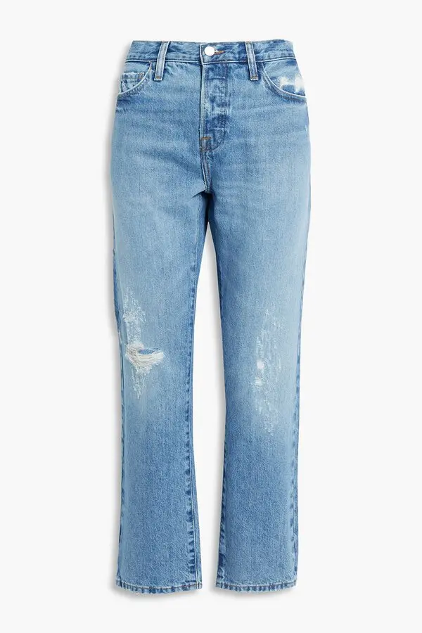 FRAME Le Pixie Slouch Straight-leg Jeans