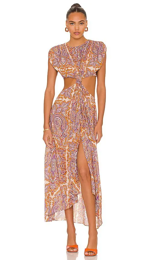 L'academie Racquel Midi Dress