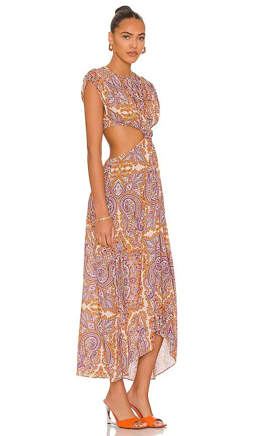 L'academie Racquel Midi Dress