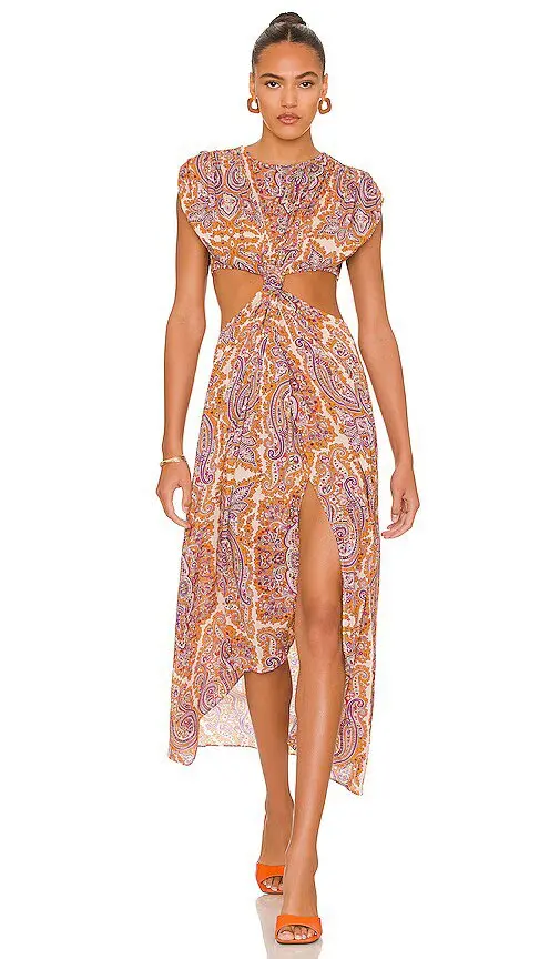 L'academie Racquel Midi Dress