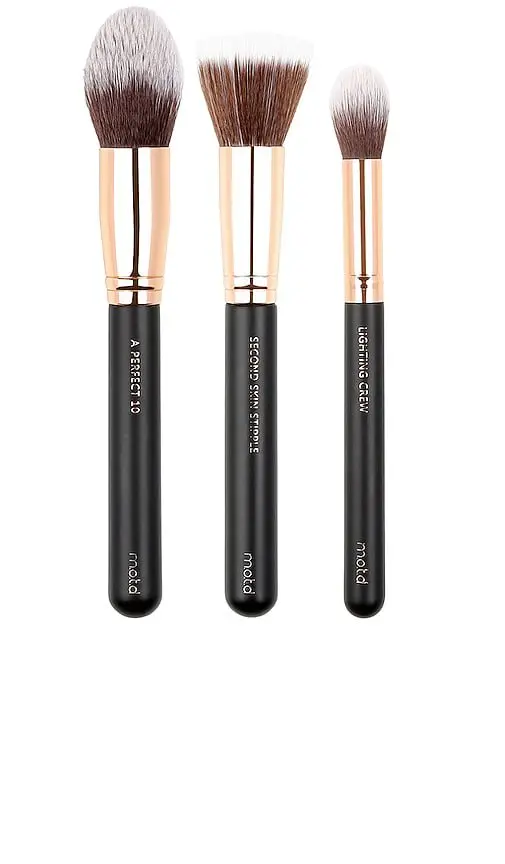 M.O.T.D. COSMETICS No Makeup Makeup Brush Set In Black - N,a