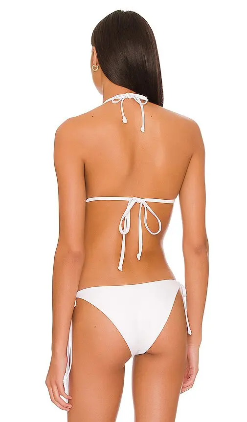Superdown Pamela Bikini Top Triangle, Halterneck