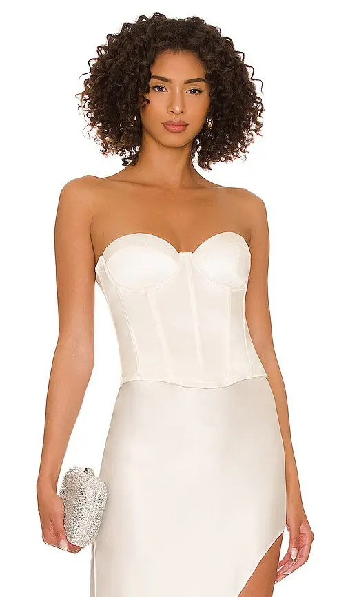Fleur Du Mal Hamptons Bustier - Ivory