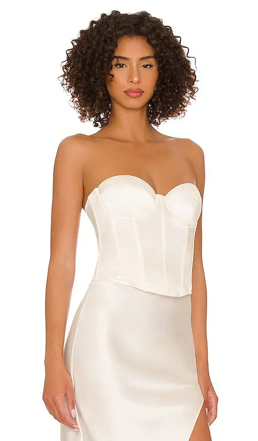 FLEUR DU MAL Hamptons Bustier - Ivory