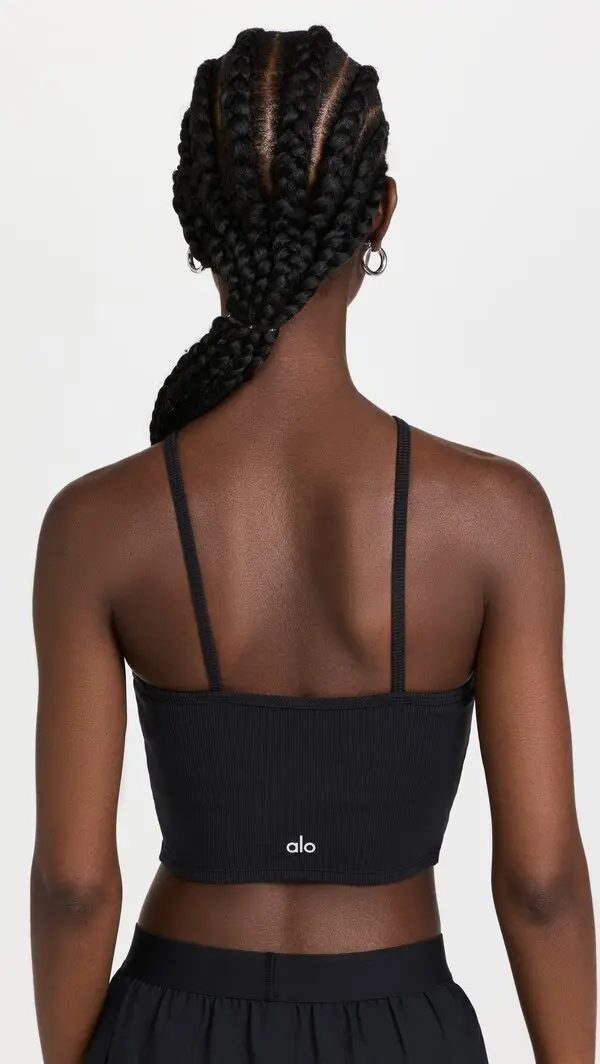 Alo Yoga Goddess Ribbed Crop Top