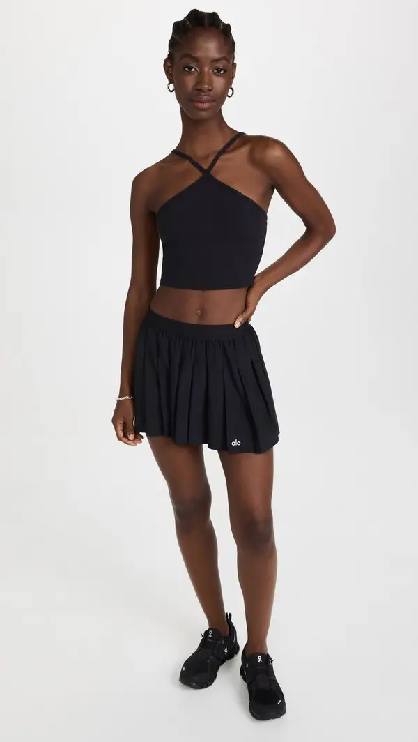 Alo Yoga Goddess Ribbed Crop Top