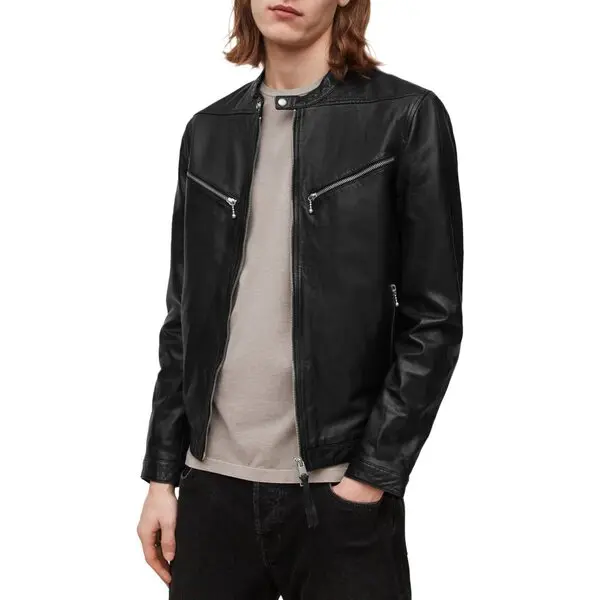 ALLSAINTS Palm Leather Moto Jacket