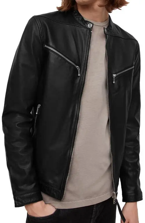 ALLSAINTS Palm Leather Moto Jacket