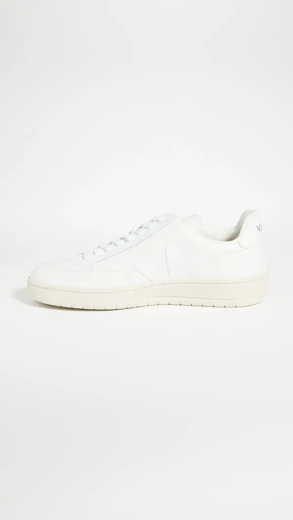 VEJA V-12 Leather Sneakers - Extra White