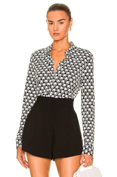 NILI LOTAN Celestine Top In Black