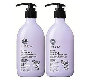 LUSETA BEAUTY Biotin Thickening Shampoo + Conditioner - One-color