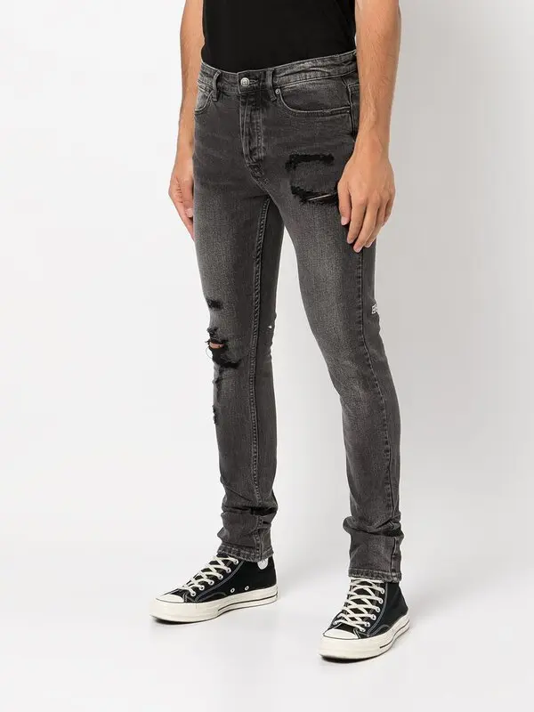 Ksubi Skinny Jeans With Distressed Details