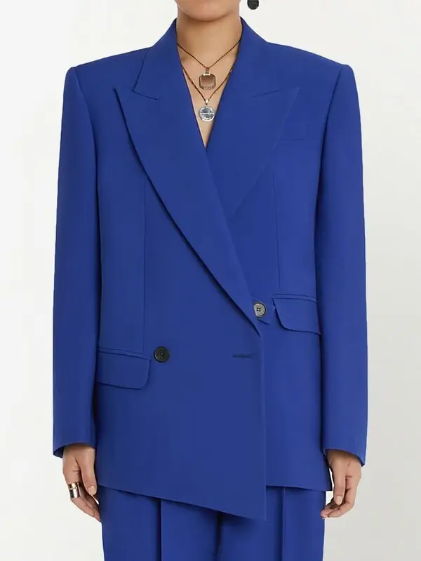 Alexander McQueen Asymmetric Double-breasted Blazer