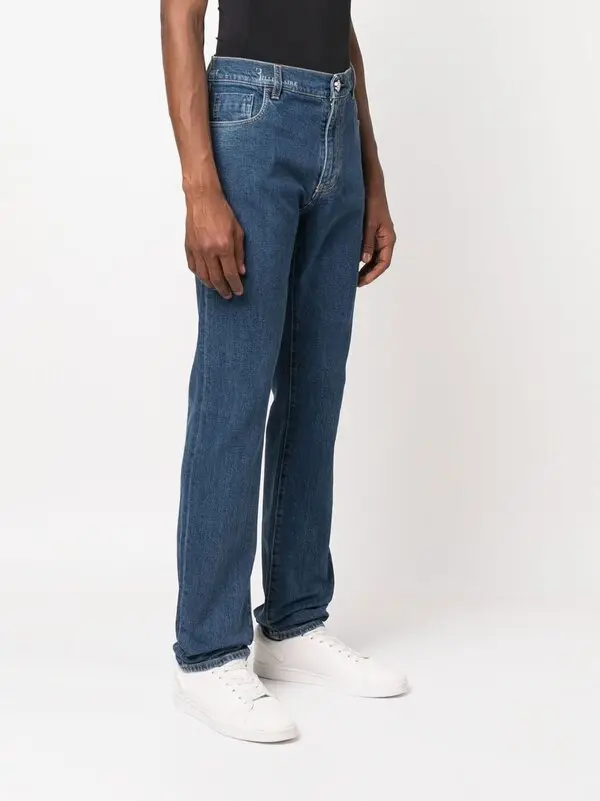 BILLIONAIRE Logo-waist Straight-leg Jeans