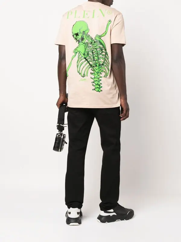 Philipp Plein Skeleton Short-sleeve T-shirt - Neutrals