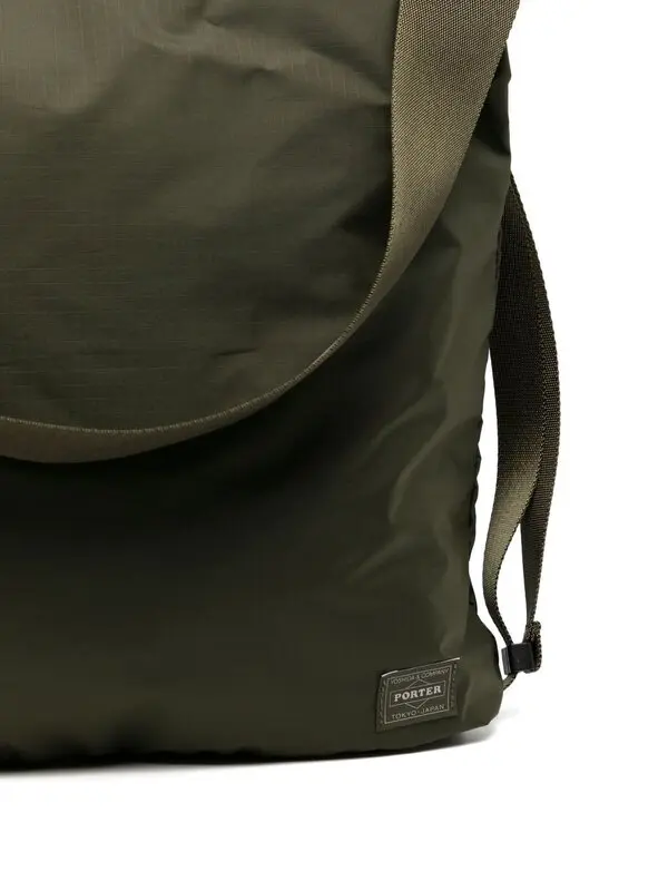 PORTER-YOSHIDA & CO Logo-patch Shoulder Bag - Green