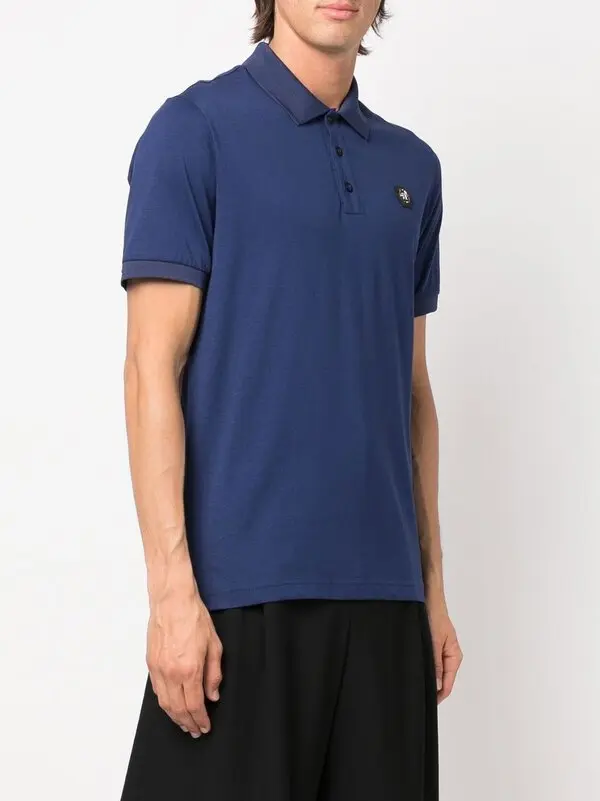 Philipp Plein Short Sleeve Polo Shirt - Blue