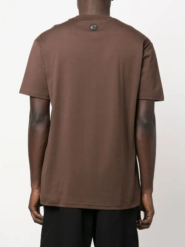 Philipp Plein Round Neck T-shirt - Brown