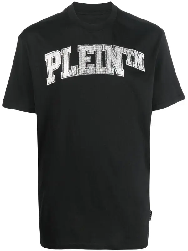 Philipp Plein Stones Logo-print T-shirt - Black