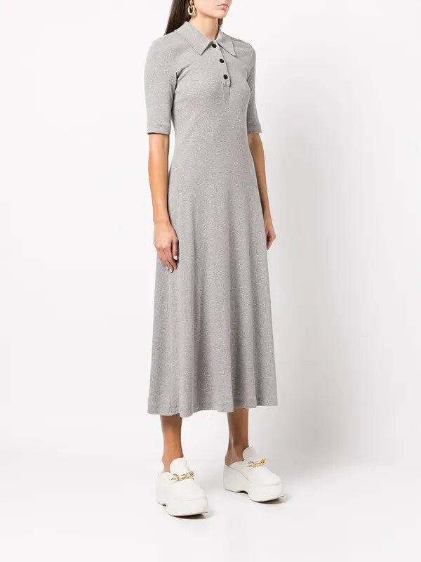 Rosetta Getty Polo Shirt Midi Dress