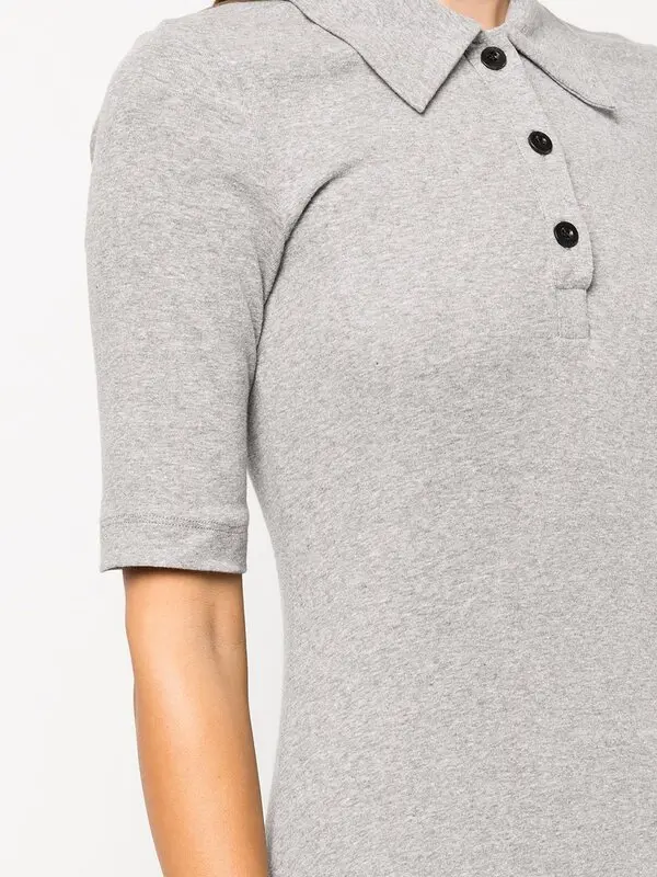 Rosetta Getty Polo Shirt Midi Dress