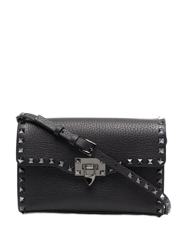 Valentino Garavani Small Rockstud Cross Body Bag - Black