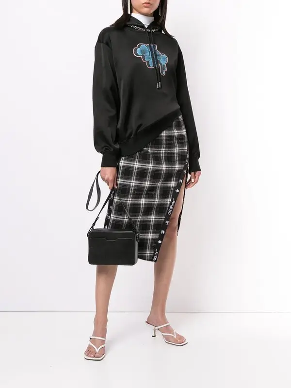 Off-White Graffiti Print Hoodie