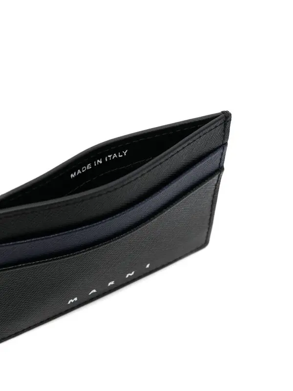 Marni Logo-print Card Holder - Black