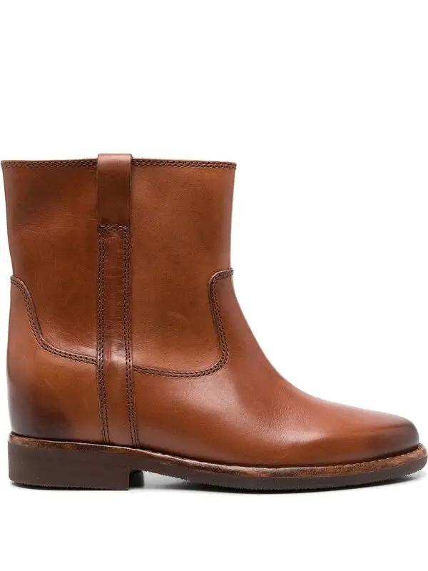 Isabel Marant Étoile Susee Leather Ankle Boots - Brown