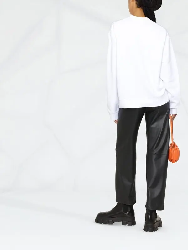 Dsquared2 Logo-print Cotton Sweatshirt - White