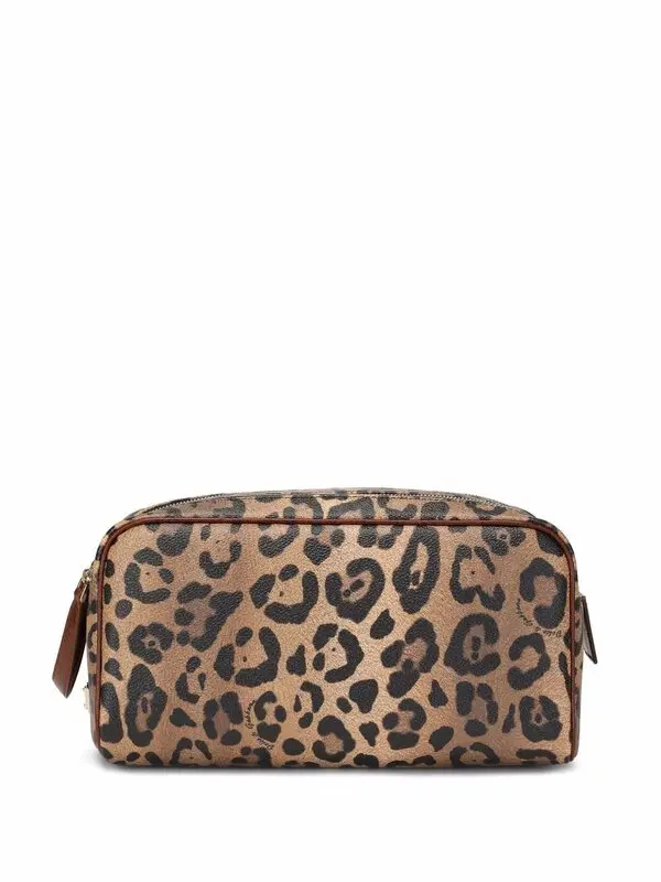 Dolce & Gabbana Crespo Leopard-print Airpods Case - Brown