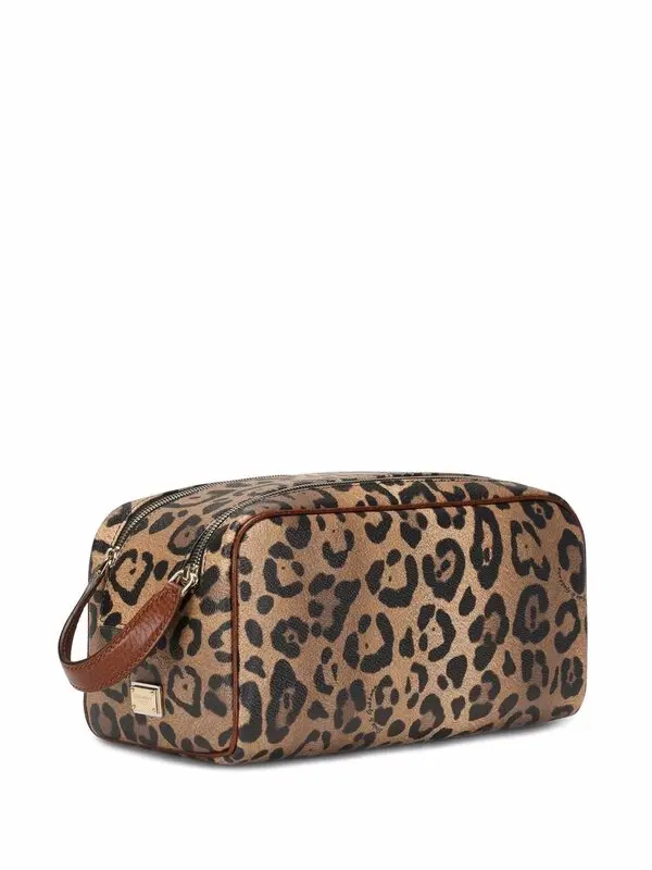 Dolce & Gabbana Crespo Leopard-print Make Up Bag