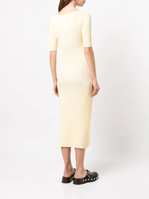 ganni yellow knit dress Buy Melange-effect - At 40% Off United apparel
