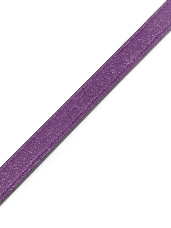 De Grisogono Flat Leather Bracelet - Purple