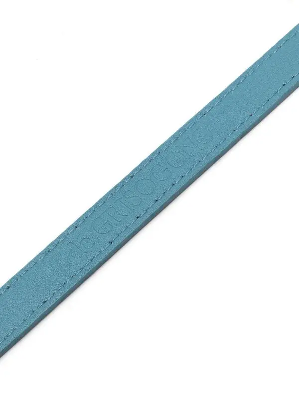 De Grisogono Flat Leather Bracelet - Blue
