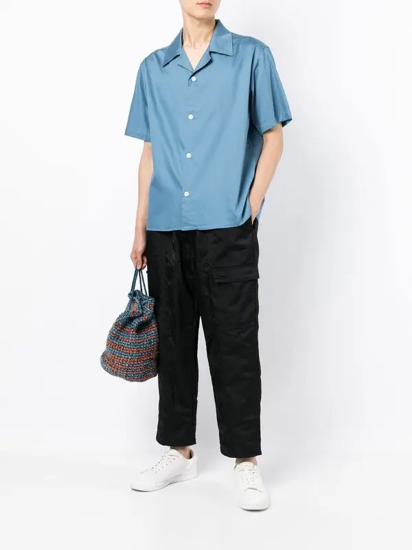 TRIBE AND TRUE Cropped Wide Leg Trousers