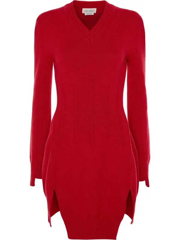 Alexander McQueen Knitted Tunic Jumper