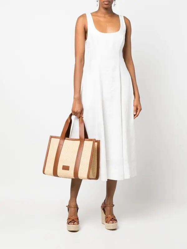 ASPINAL OF LONDON Small Henley Raffia Tote Bag