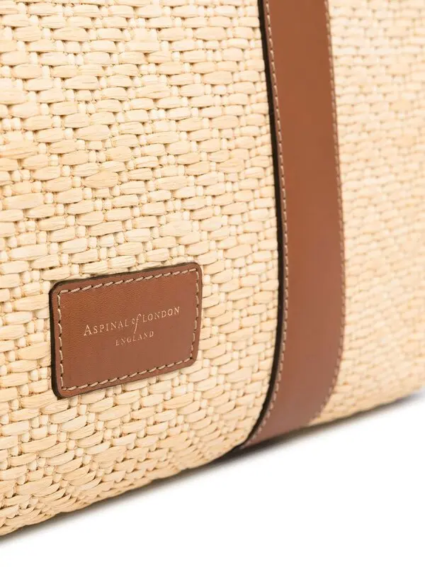 ASPINAL OF LONDON Small Henley Raffia Tote Bag