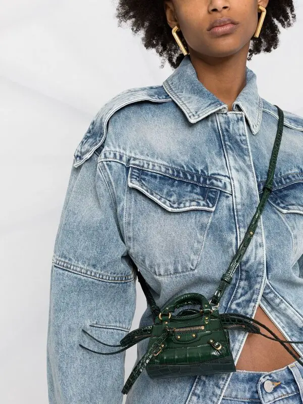 Balenciaga Mini Neo Classic Tote Bag In Green - 35% Off | Editorialist