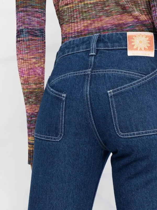 Paula Canovas Del Vas Graphic-print Straight Leg Jeans