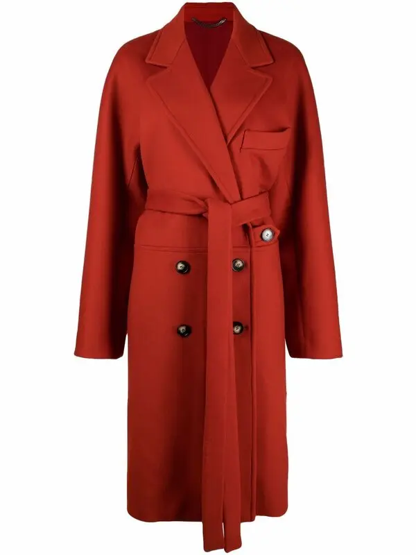 Stella McCartney Double-breasted Belted Coat